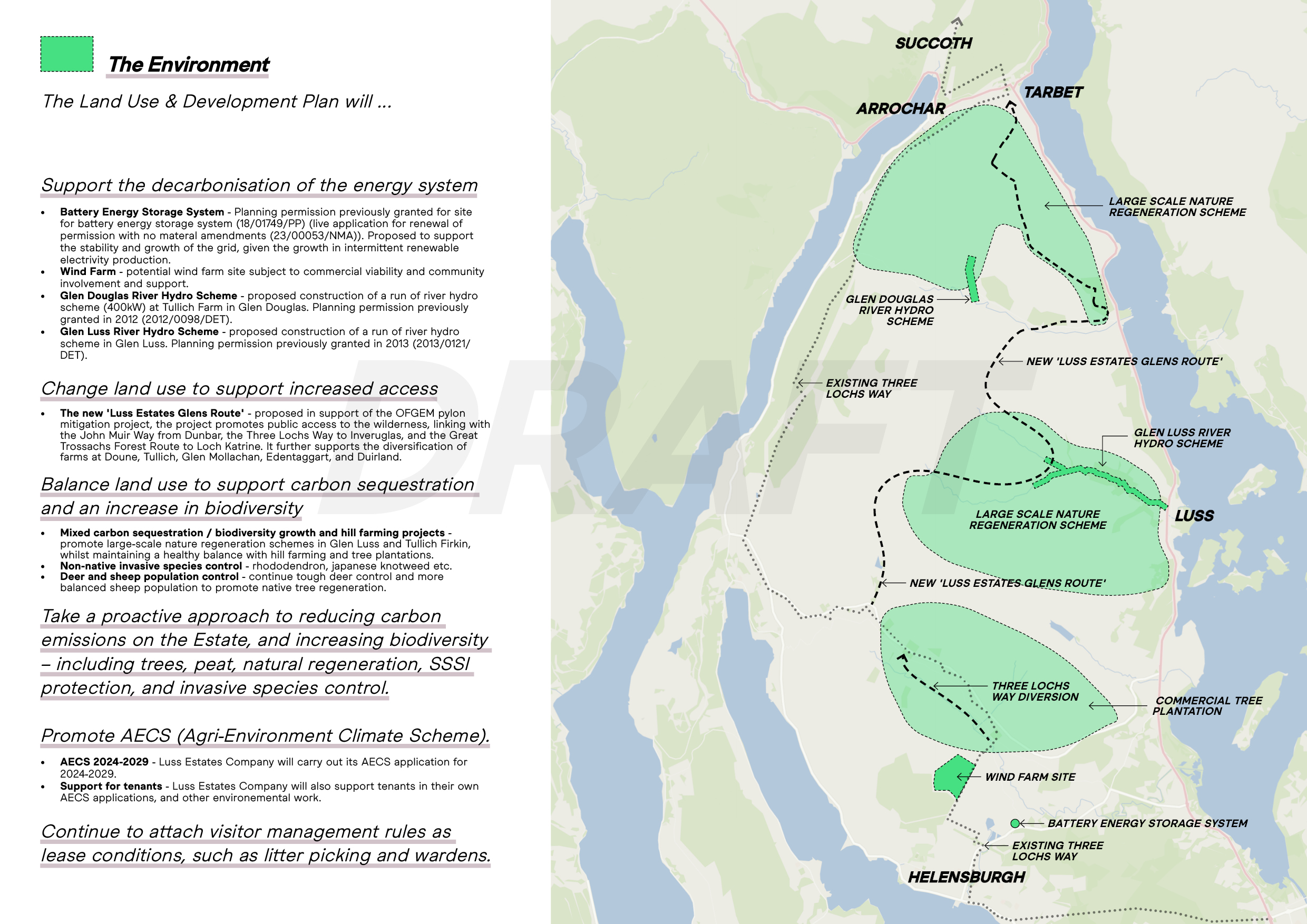Luss Estates Company Land Use & Development Plan | Page Park